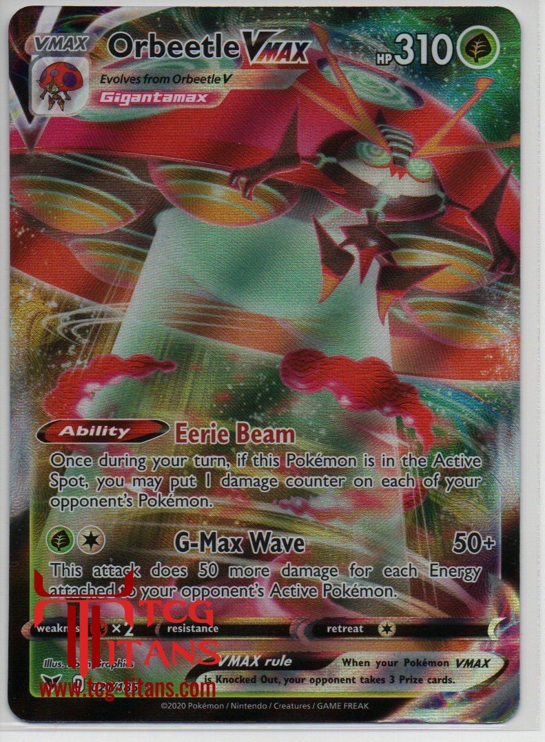 2020 EN Orbeetle VMAX Vivid Voltage RAW – TCG Titans