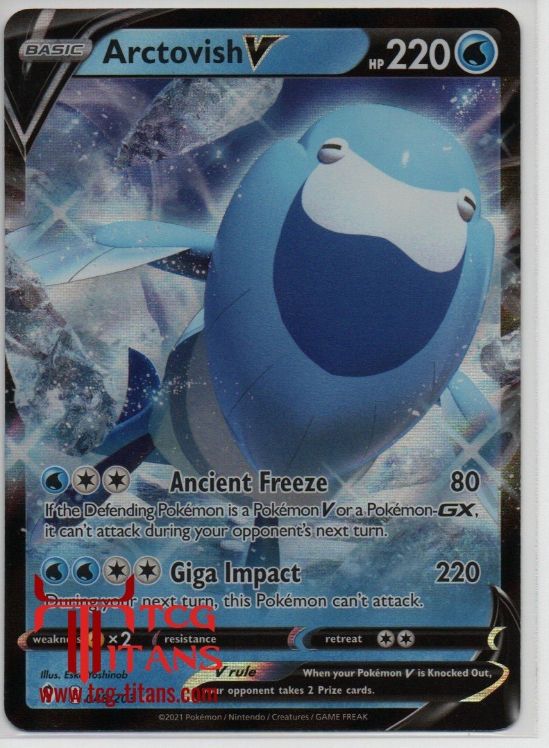 2021 EN Arctovish V Evolving Skies RAW – TCG Titans