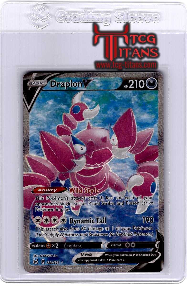 2022 EN Drapion V Lost Origin RAW – TCG Titans