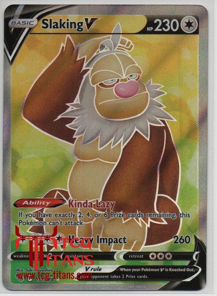 2022 EN Slaking V Pokemon GO RAW – TCG Titans