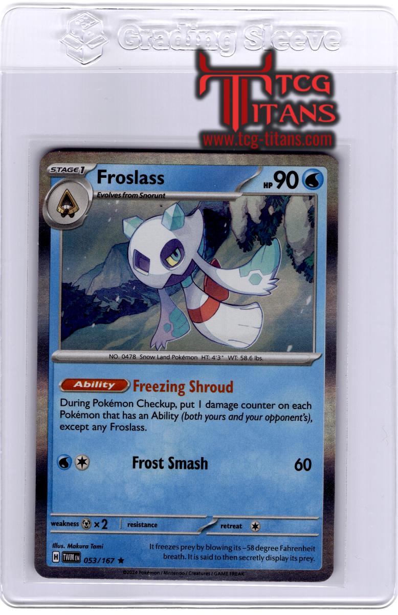 2024 EN Froslass Twilight Masquerade RAW – TCG Titans